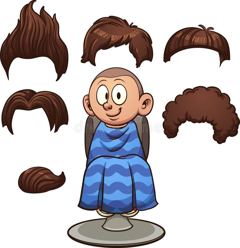 Boy haircuts stock vector. Illustration of cartoon, happy - 103019759