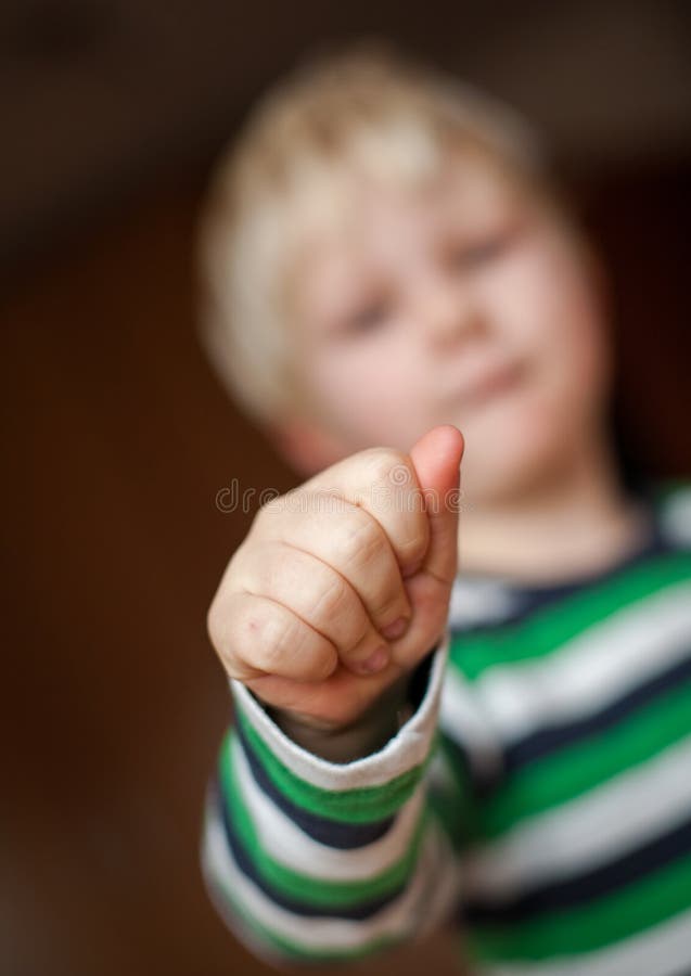 Boy with hand stock photo. Image of little, boys, childhood - 49693086
