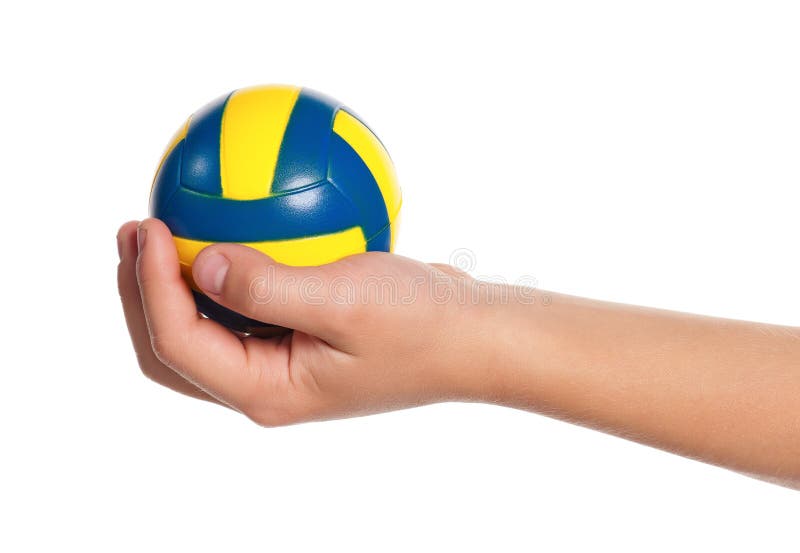 Boy hand with small ball stock image. Image of decorative - 26738397