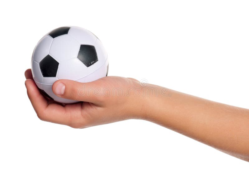 Boy hand with small balls stock image. Image of leisure - 26738401