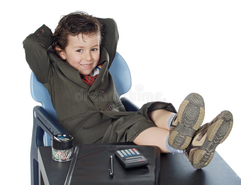 Boy having a break stock photo. Image of businessman, professional ...