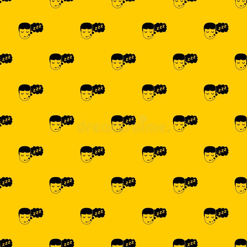 Boy Head with Speech Bubble Pattern Vector Stock Vector - Illustration ...