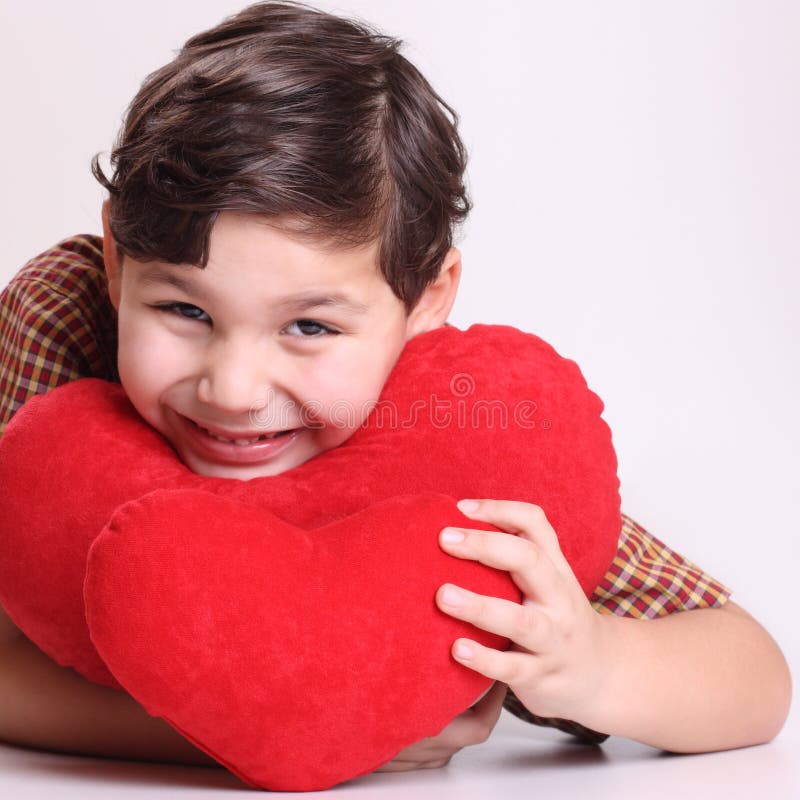 Boy And Heart Picture. Image: 8114368