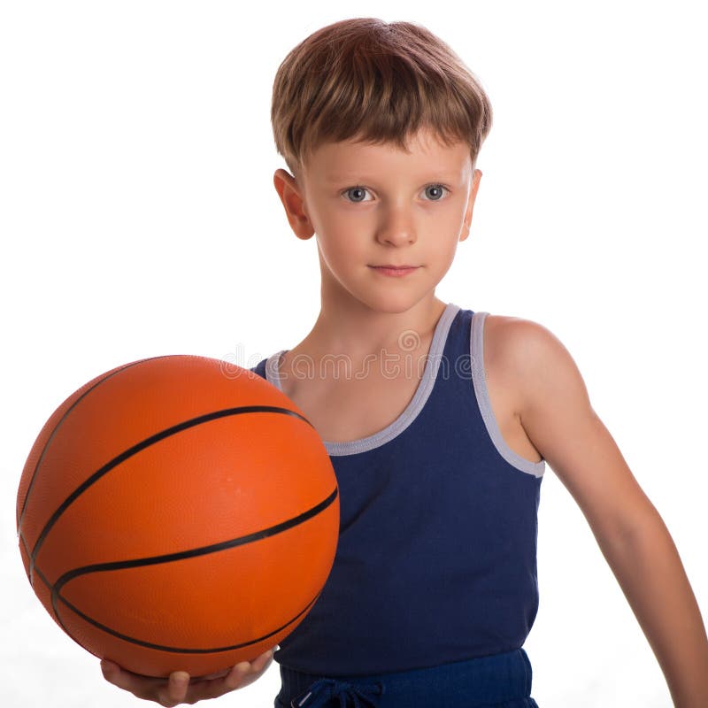 Boy Held Basketball Ball One Hand Stock Photos - Free & Royalty-Free ...