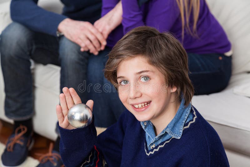 Mom With Her Son Decorating The Christmas Tree Stock Image Image Of