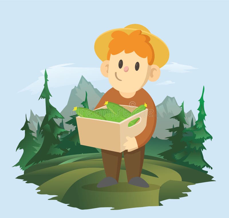 Boy Working Field Stock Illustrations – 379 Boy Working Field Stock ...