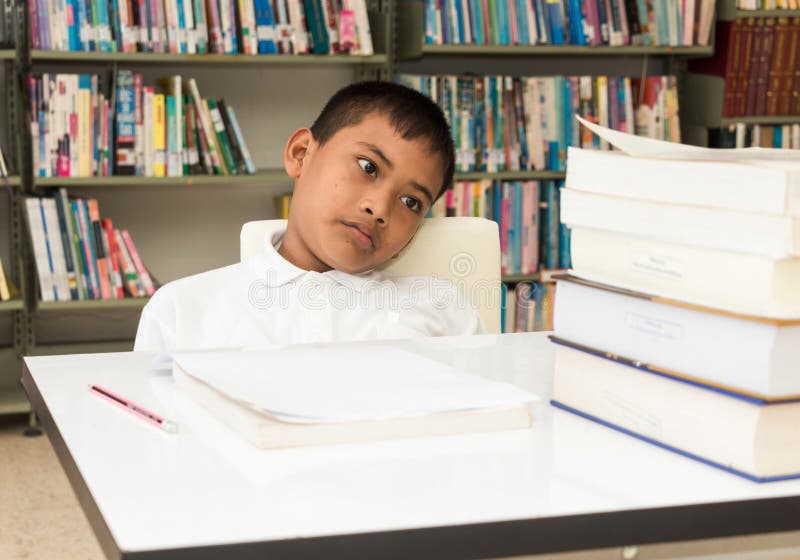 Boy and homework. stock photo. Image of people, room - 121625440