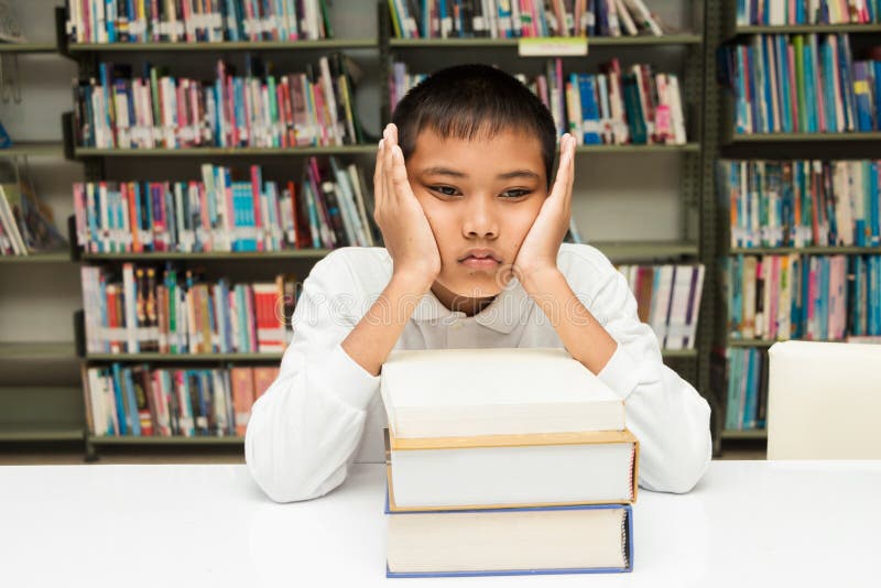 Boy and homework. stock image. Image of knowledge, difficult - 84463757