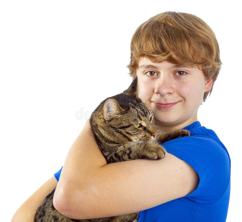 318 Boy Hugging Pet Cat Stock Photos - Free & Royalty-Free Stock Photos ...