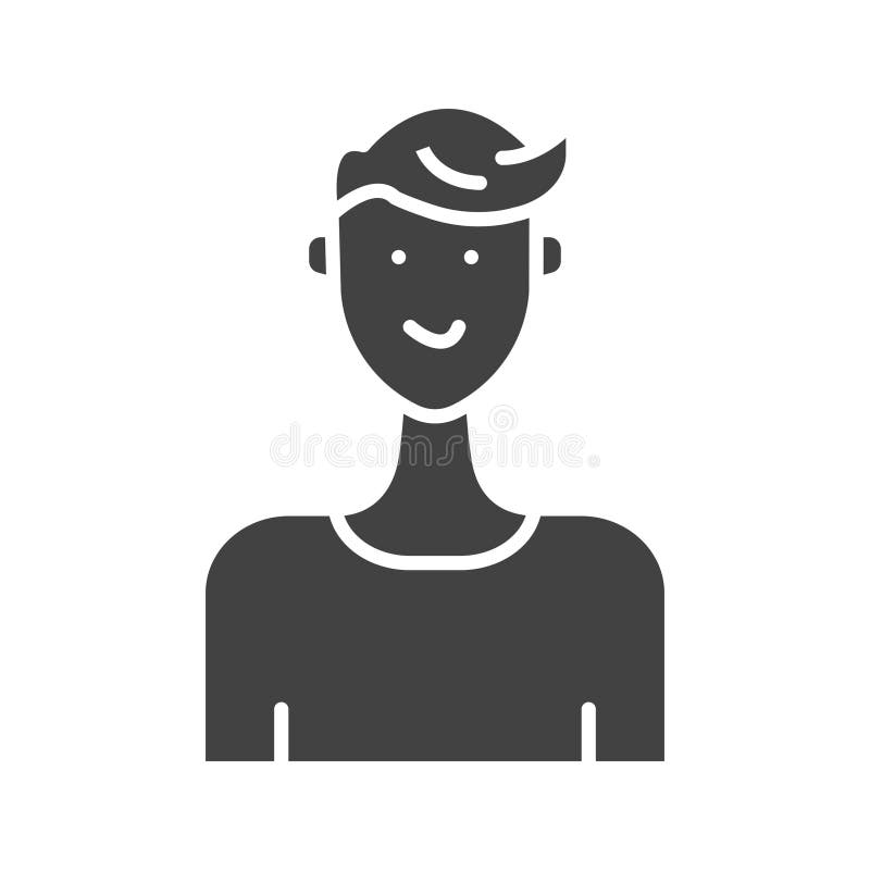 Boy icon image. stock illustration. Illustration of symbol - 280312302
