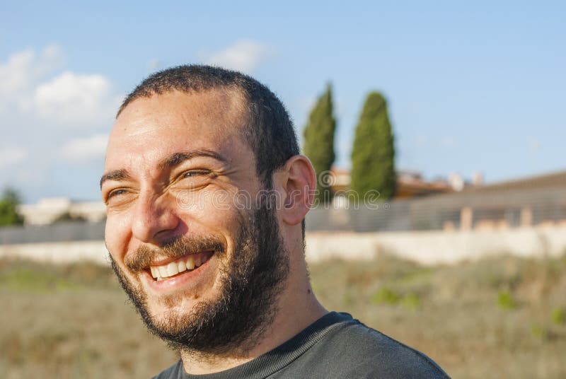 Boy with a Joyful Smile - Italian Man Stock Image - Image of joyous ...