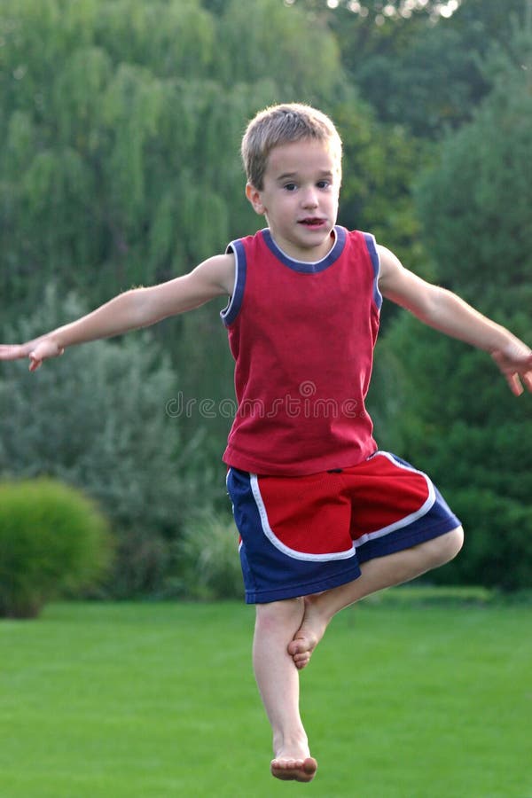 Boy Jumping stock photo. Image of jumping, person, love - 1274972