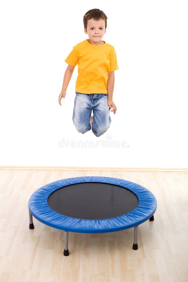 Boy Jumping High on Trampoline Stock Photo - Image of gymnastic, energy ... Boy Jumping High on Trampoline Stock Photo - Image of gymnastic, energy ...
