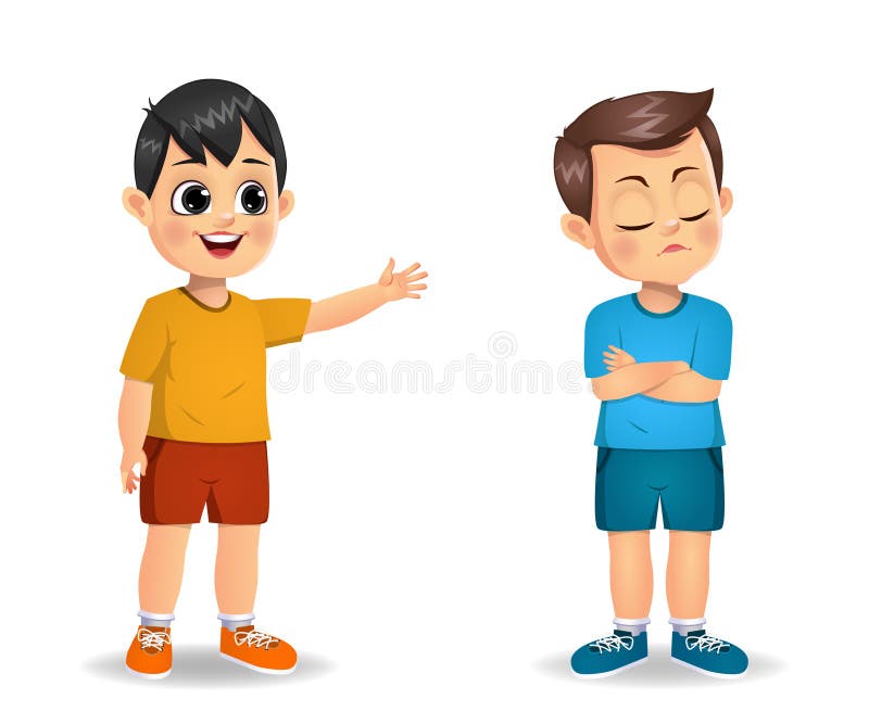 Kid Mad Friend Cartoon Stock Illustrations – 79 Kid Mad Friend Cartoon ...