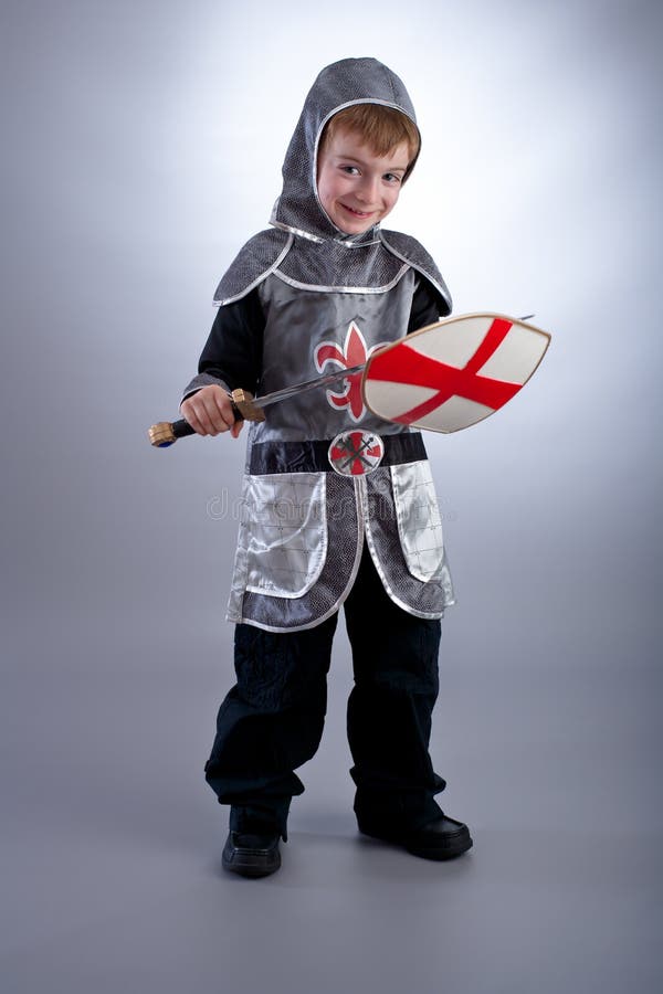 Boy Knight stock image. Image of noble, knight, sword - 13816371