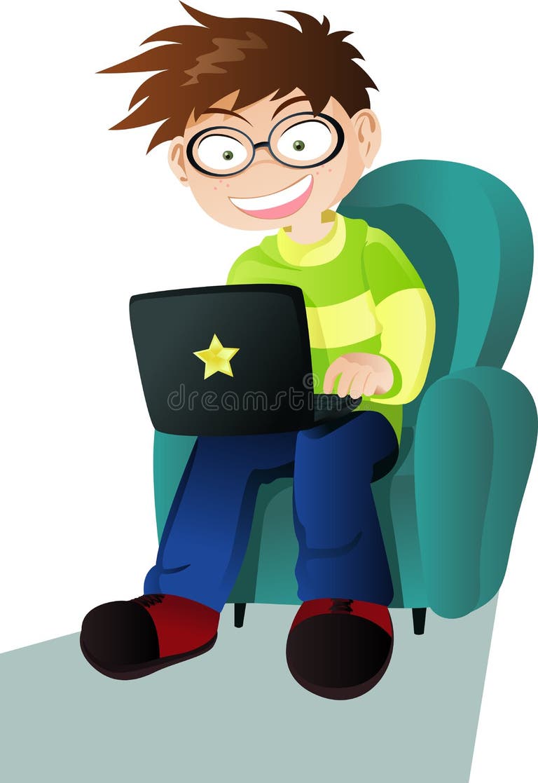 Boy Laptop Stock Illustrations – 18,503 Boy Laptop Stock Illustrations ...