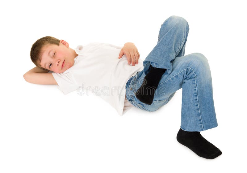 Boy Lay Your Back White Stock Photos - Free & Royalty-Free Stock Photos ...