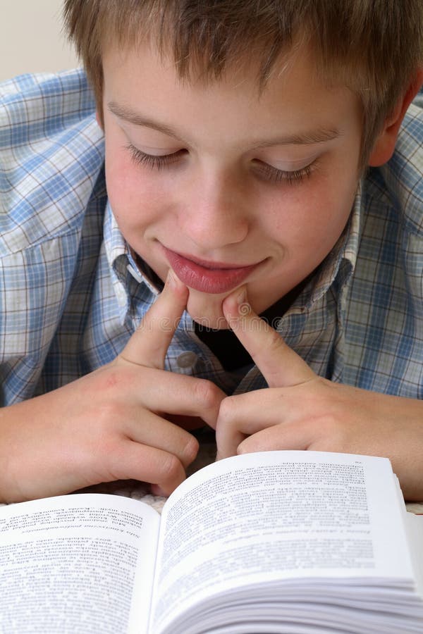 Boy learning on the floor stock image. Image of future - 3814429