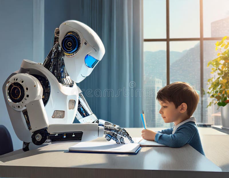 Robot Tutor Stock Illustrations – 166 Robot Tutor Stock Illustrations ...