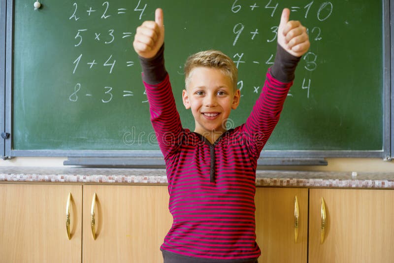 Boy on a lesson stock image. Image of education, schoolgirl - 99622265