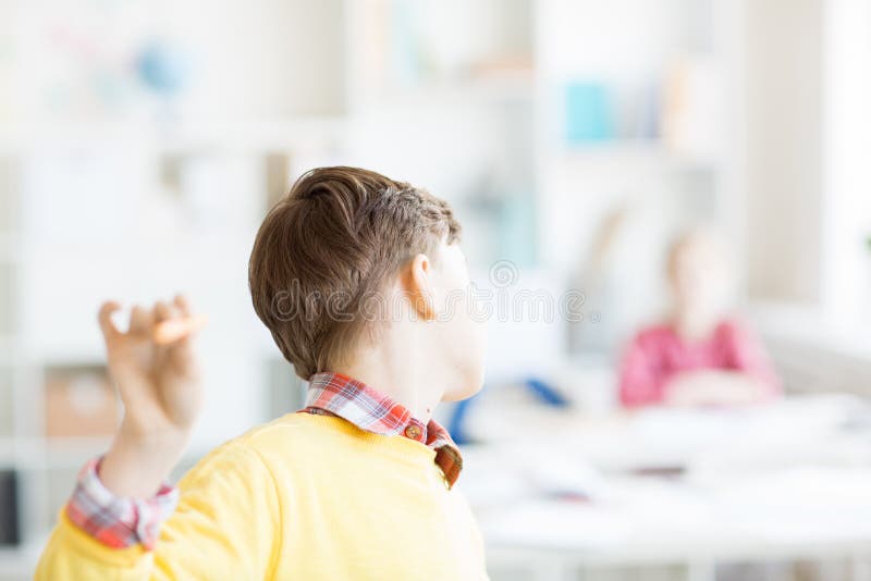 Boy at lesson stock image. Image of beginner, child - 116448099