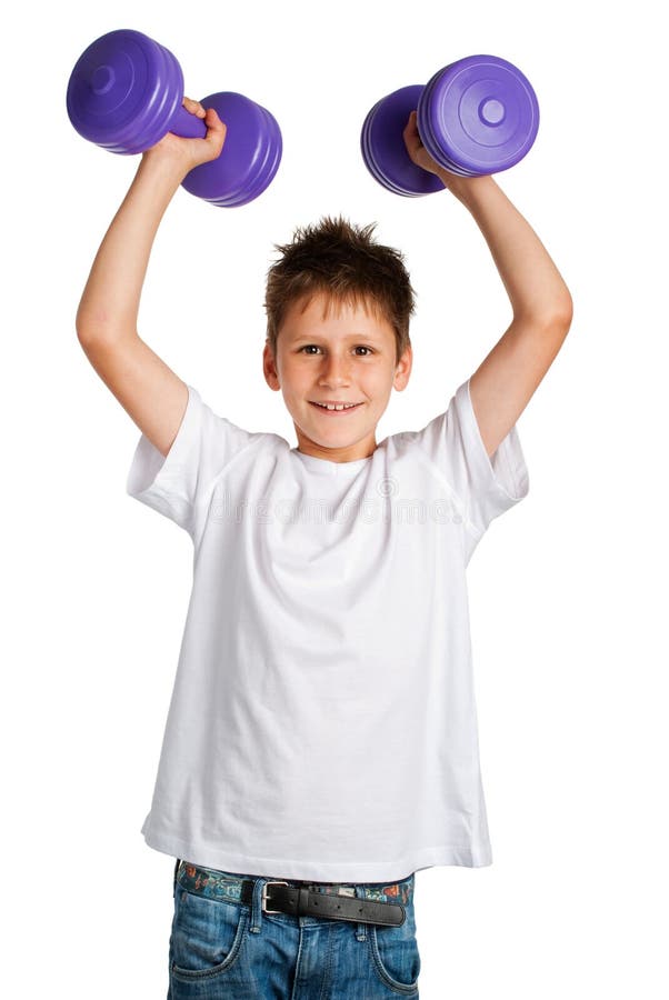 Excersing Lifti Weights