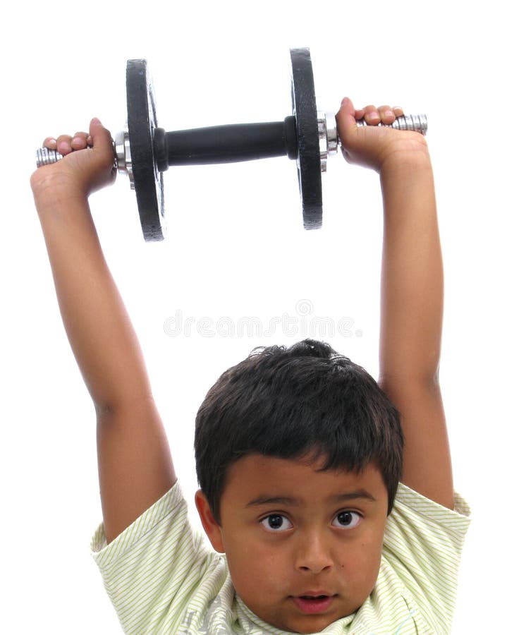 Toddler Lifting Weights