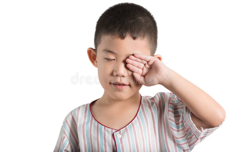 Boy Little Wake Up Sleeping Stock Image - Image of sleep, child: 99653143