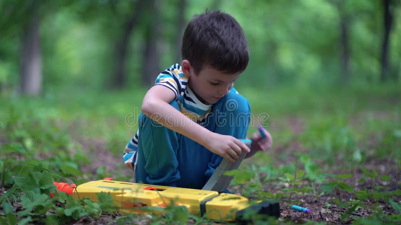 Boy with machine gun stock photo. Image of childhood, charming - 3560784