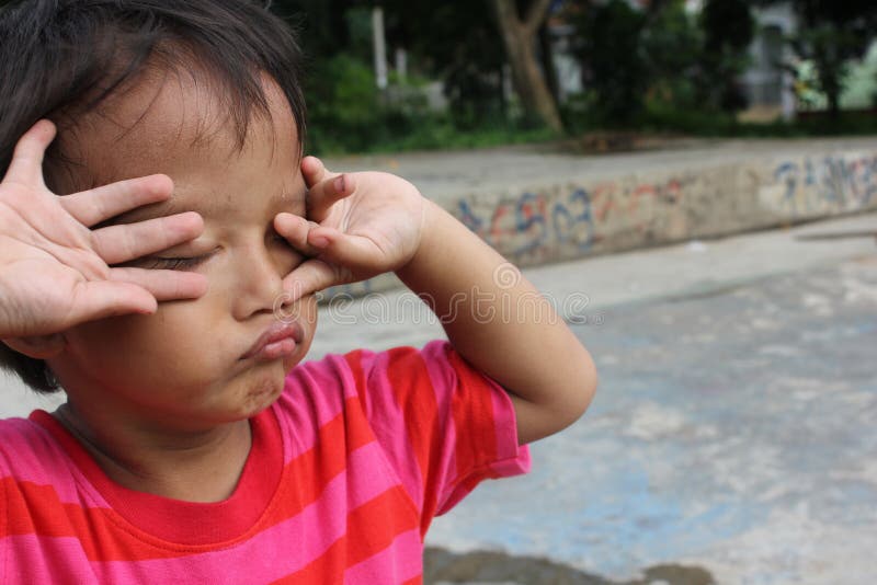 Boy Look Sad stock photo. Image of child, children, standing - 23783064