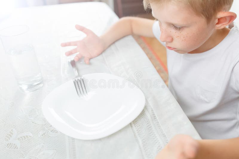 262 Hungry Child Empty Plate Stock Photos - Free & Royalty-Free Stock ...