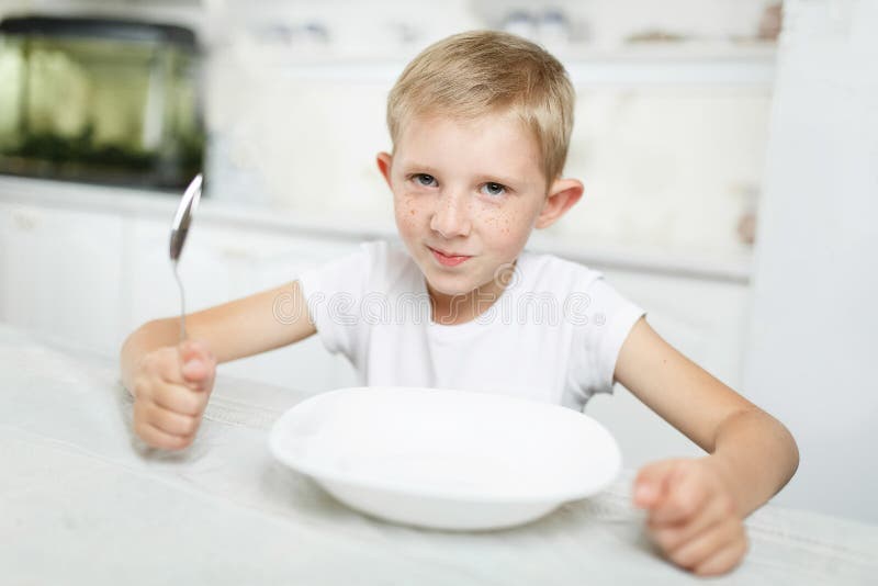 262 Hungry Child Empty Plate Stock Photos - Free & Royalty-Free Stock ...