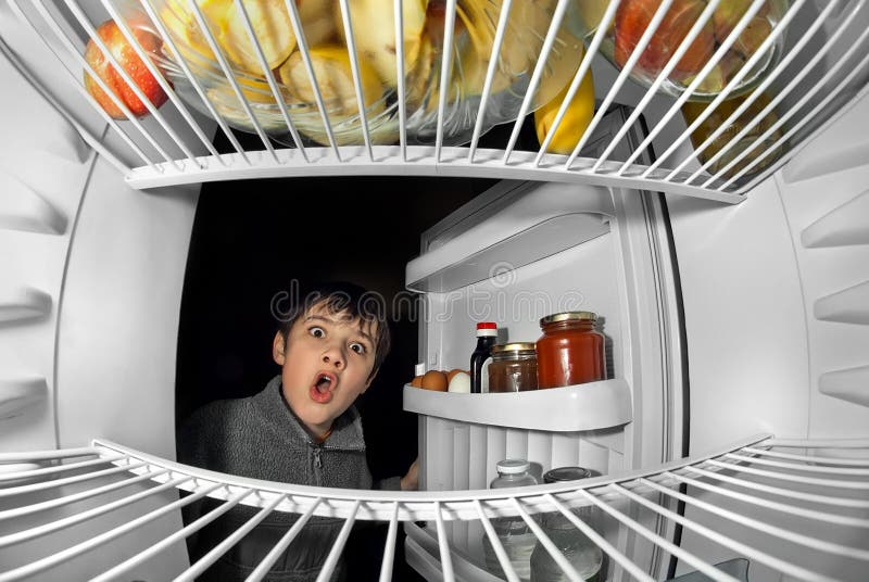 259 Kid Looking Fridge Stock Photos - Free & Royalty-Free Stock Photos ...