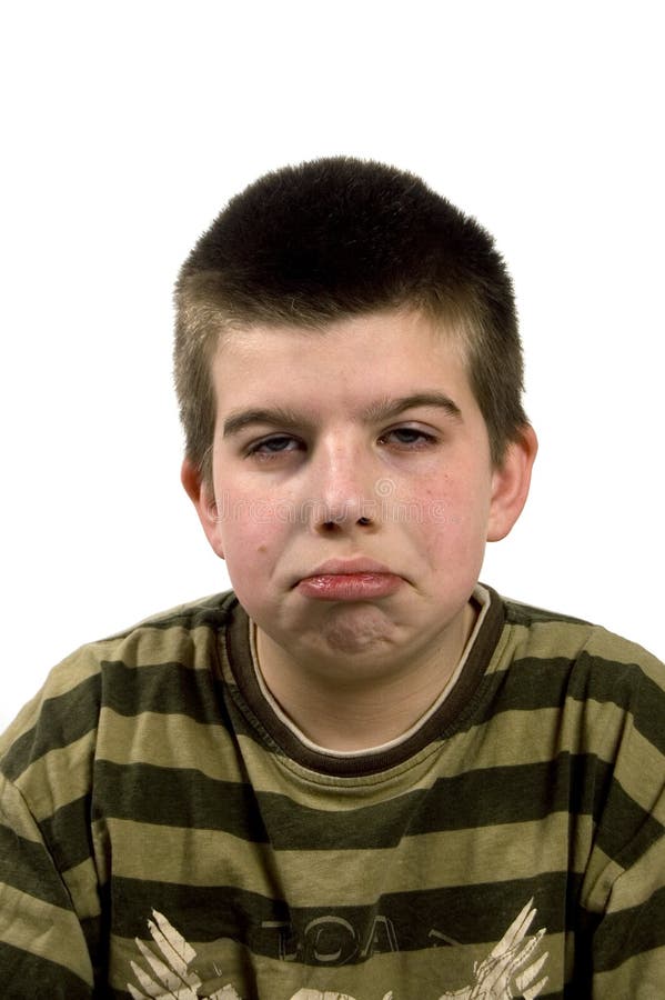 Boy is looking sad stock image. Image of person, looking - 5420659