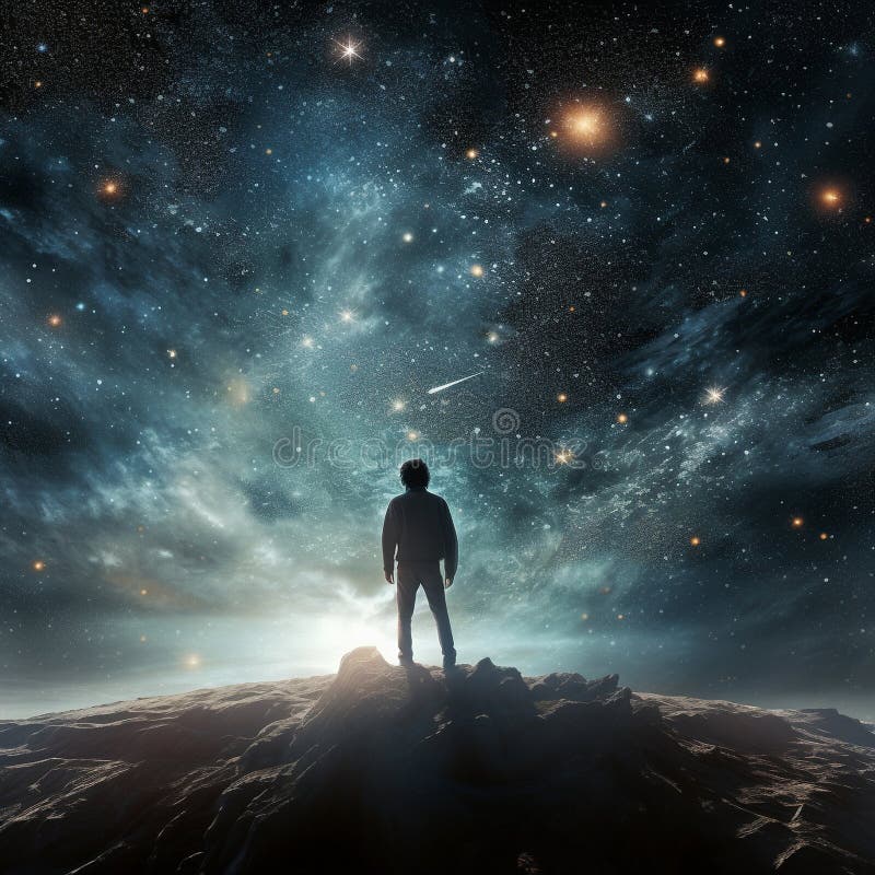 Children Looking Stars Stock Illustrations – 293 Children Looking Stars ...