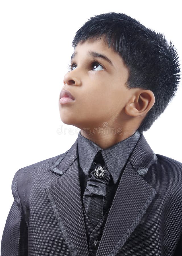 Boy Looking up stock photo. Image of face, boys, blazer - 28338844