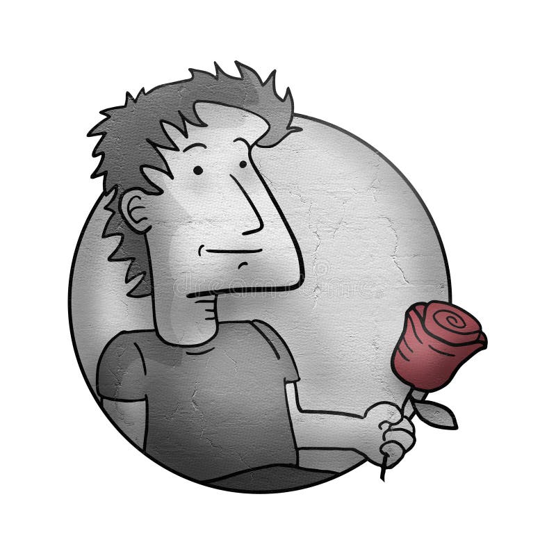 Boy in love stock illustration. Illustration of celebration - 102726745