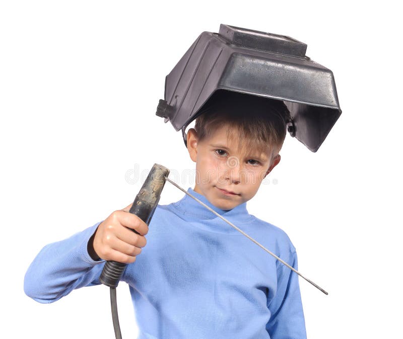 Electric welding stock image. Image of glove, craft, iron - 20091037