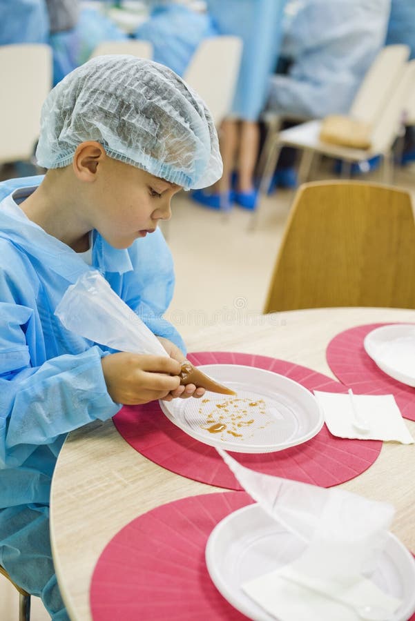 The Boy in the Master Class in a Candy Store Stock Image - Image of ...