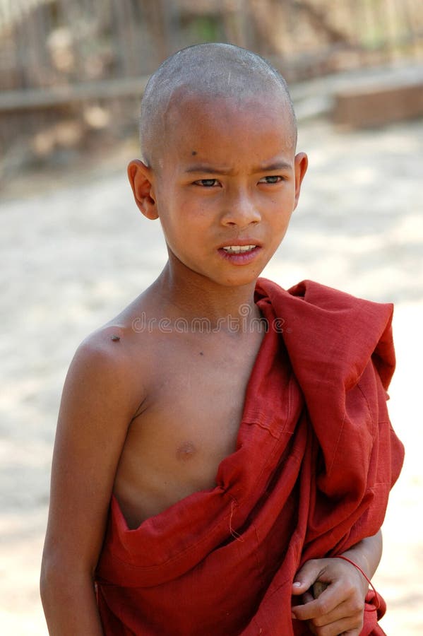 Boy Monk in Nepal editorial stock image. Image of child - 16848944