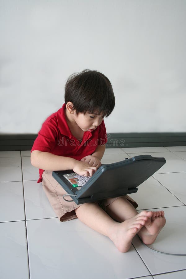 Boy & notebook stock photo. Image of play, youth, brothers - 1136028