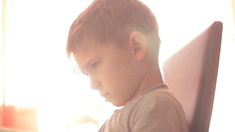 Boy offended and crying 1 stock footage. Video of fail - 64730704