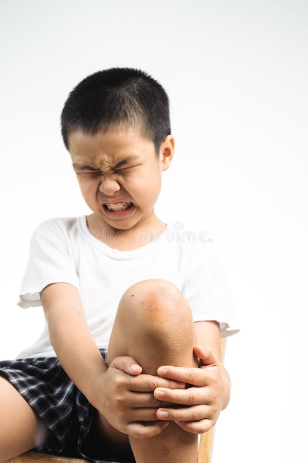 Boy pain from wound stock photo. Image of disease, skin - 51728138