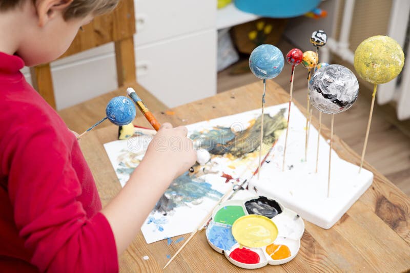 Science project at home. stock photo. Image of homework - 285918914