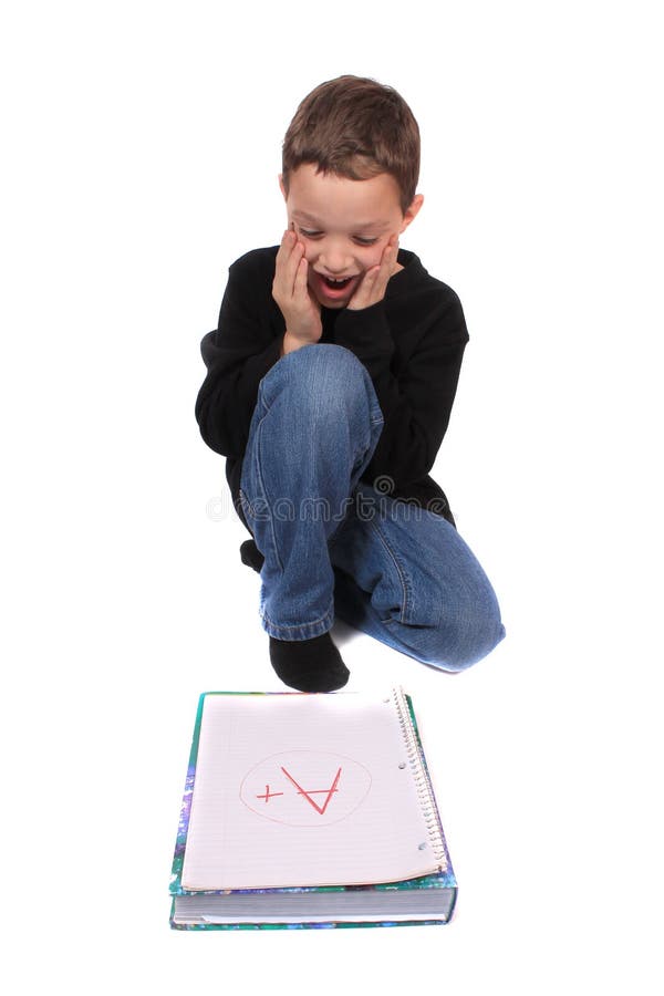 Eight year old boy stock photo. Image of childhood, close - 17330804