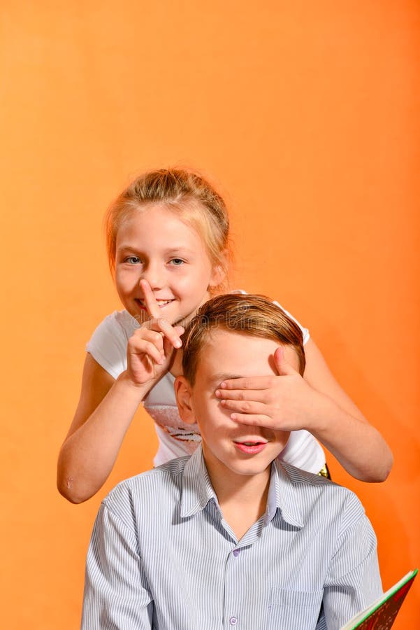 The Boy Performs Solo at a Concert, Plays the Clarinet on an Orange ...