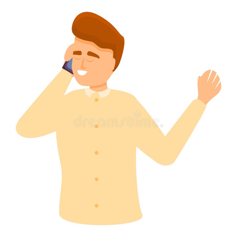 Cartoon Answering Phone Stock Illustrations – 408 Cartoon Answering ...