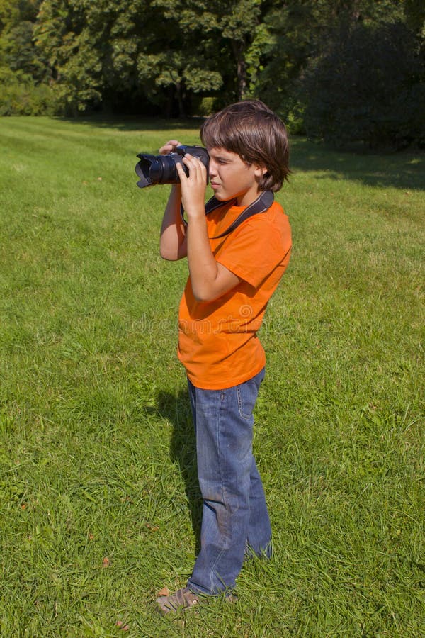 Child taking photos stock photo. Image of camera, toys - 9791004