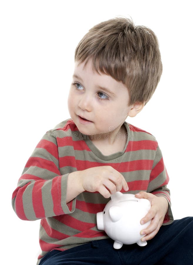 Boy holding pencil stock photo. Image of infant, happy - 24518550