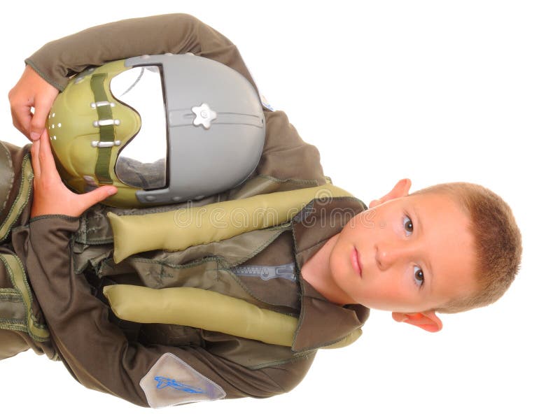 Boy Pilot stock image. Image of fighter, standing, aviation - 6545893